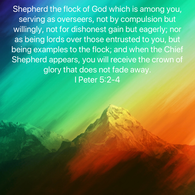 Jesus is the Chief Shepherd and Our Example – Living the Abundant Life